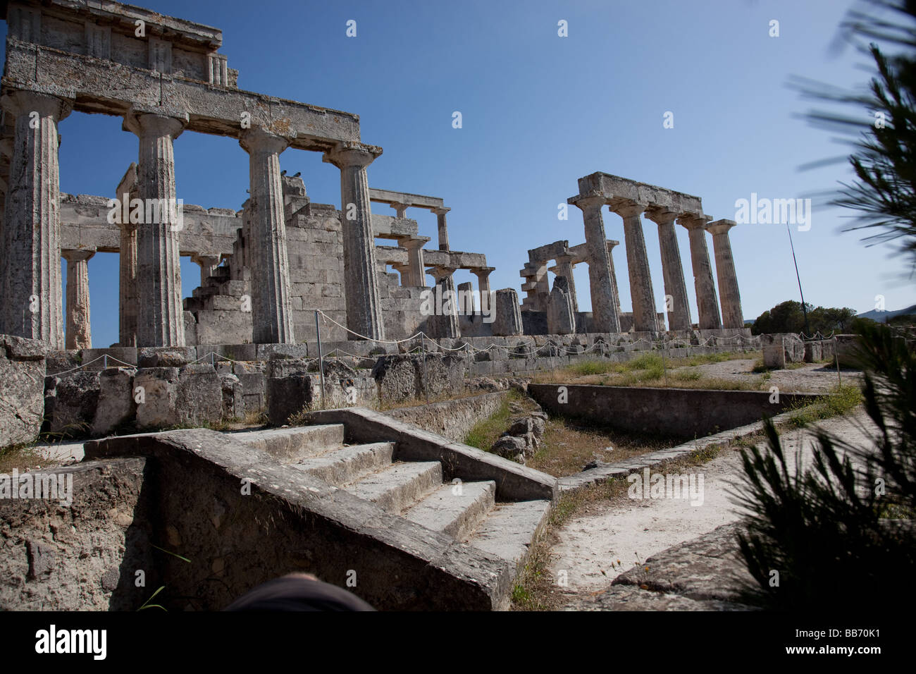 Temple of Aphaea Stock Photo - Alamy