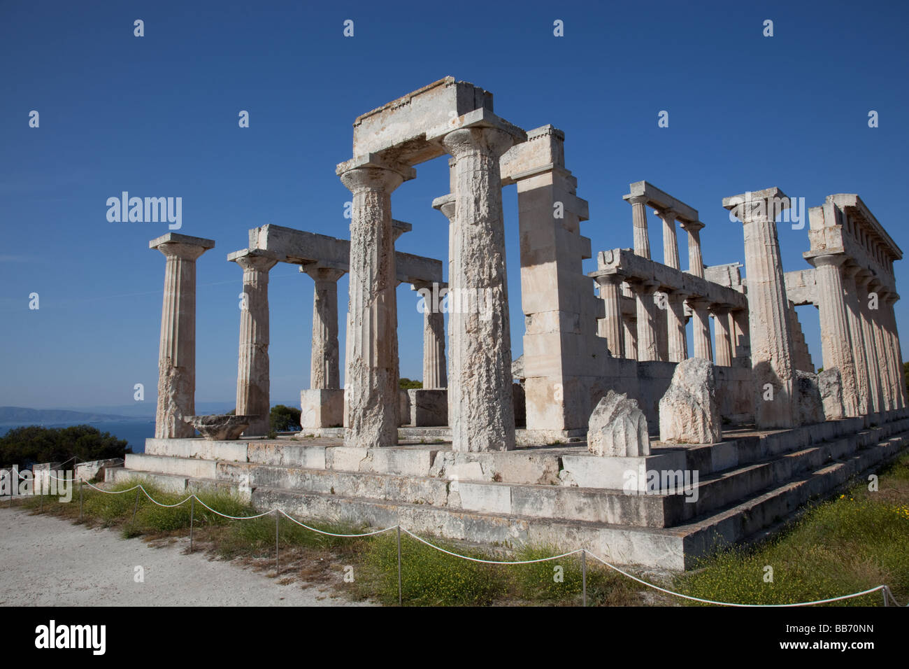 Temple of Aphaea Stock Photo - Alamy