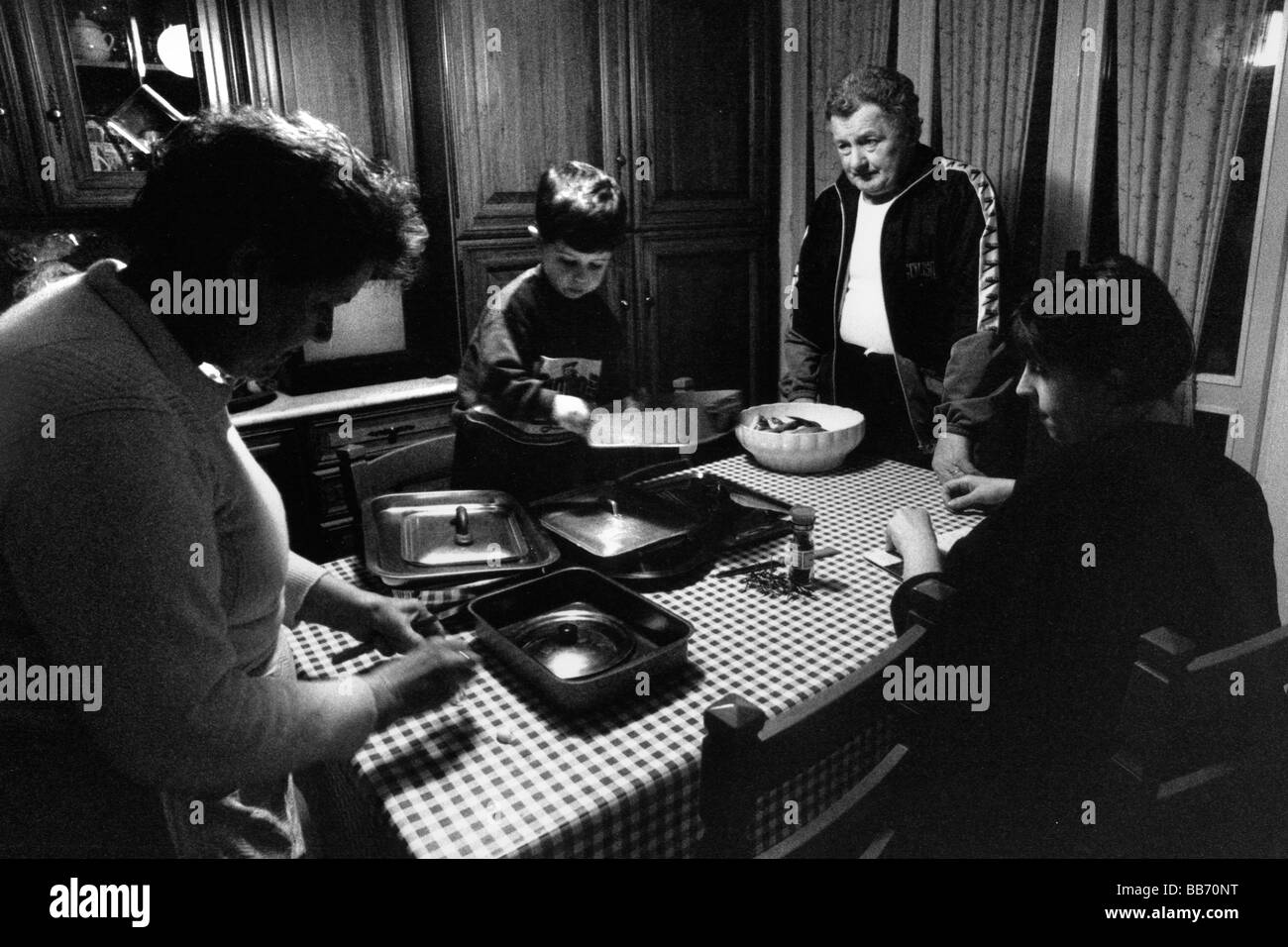 Italian ethnicity Black and White Stock Photos & Images - Alamy