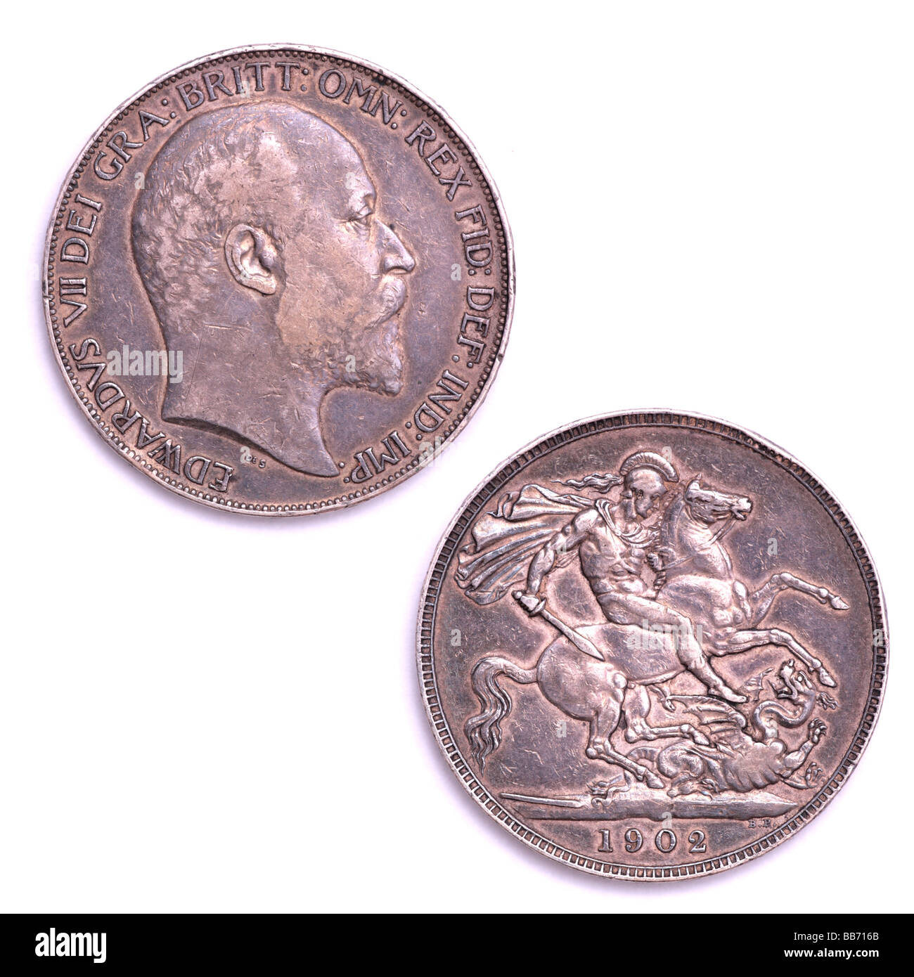 "British 1902 crown Stock Photo - Alamy