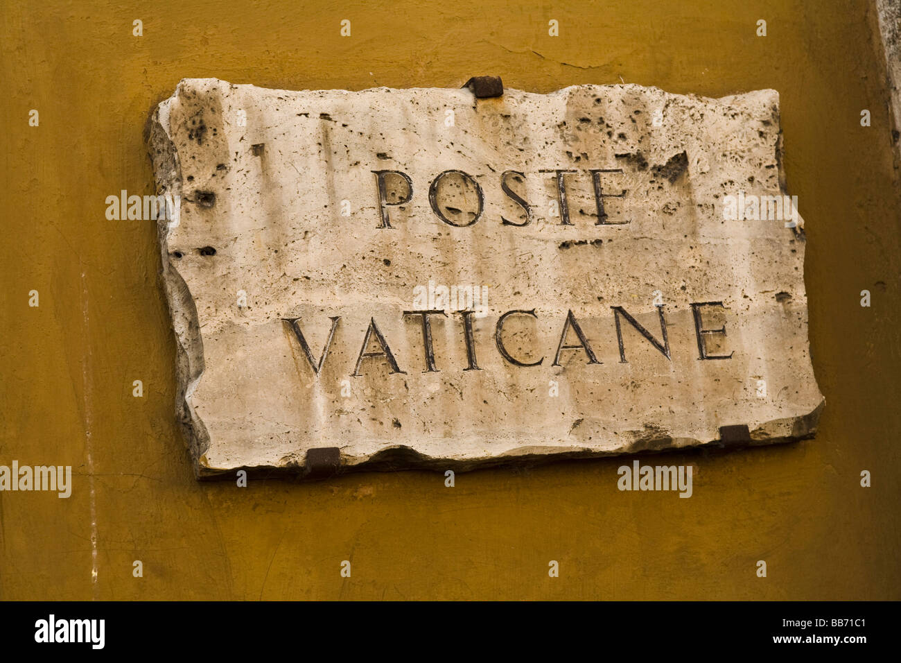 Vatican post office sign hi-res stock photography and images - Alamy