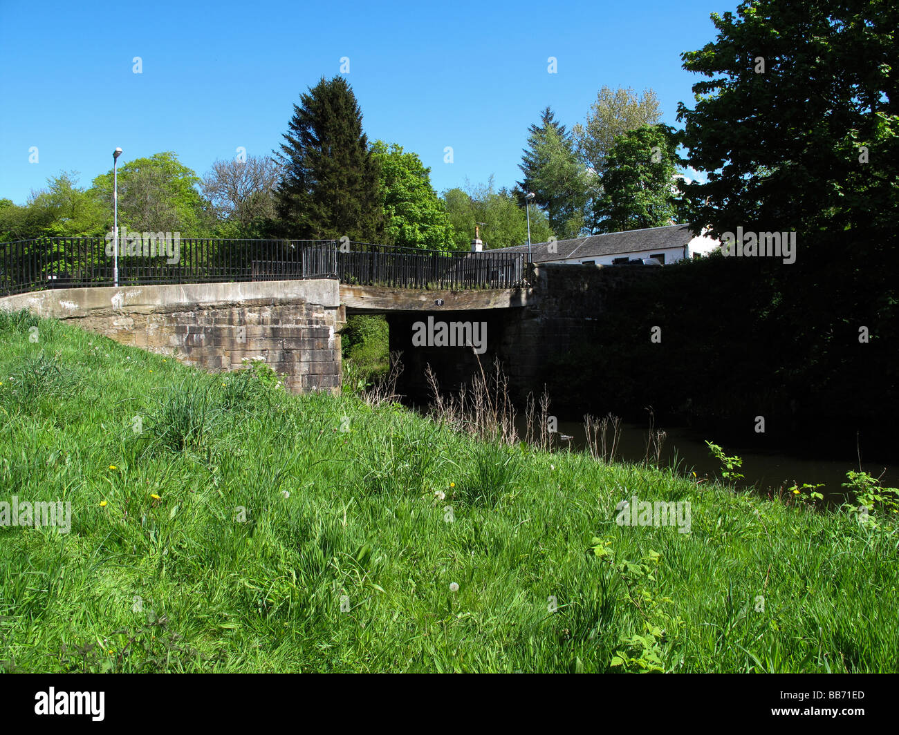 Cadder Bridge Forth and Clyde Canal Stock Photo - Alamy