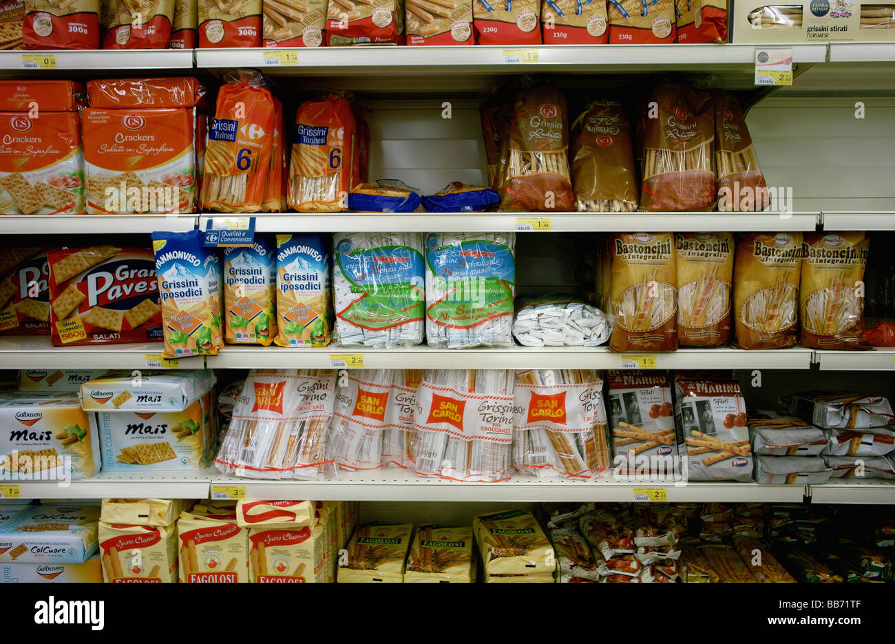 Grocery store cookies assortment Stock Photo - Alamy