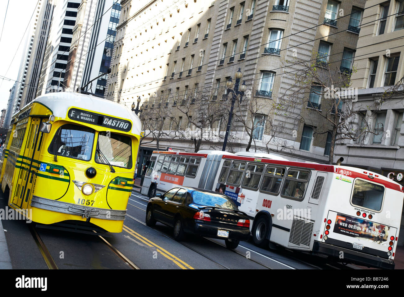 San francisco tram car hi-res stock photography and images - Alamy