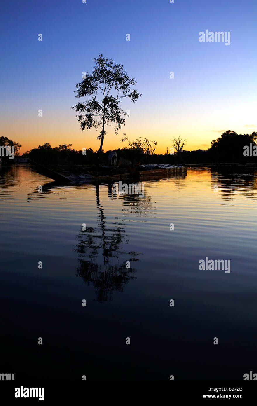 Murray River Lagoon Renmark Riverland South Australia Stock Photo - Alamy