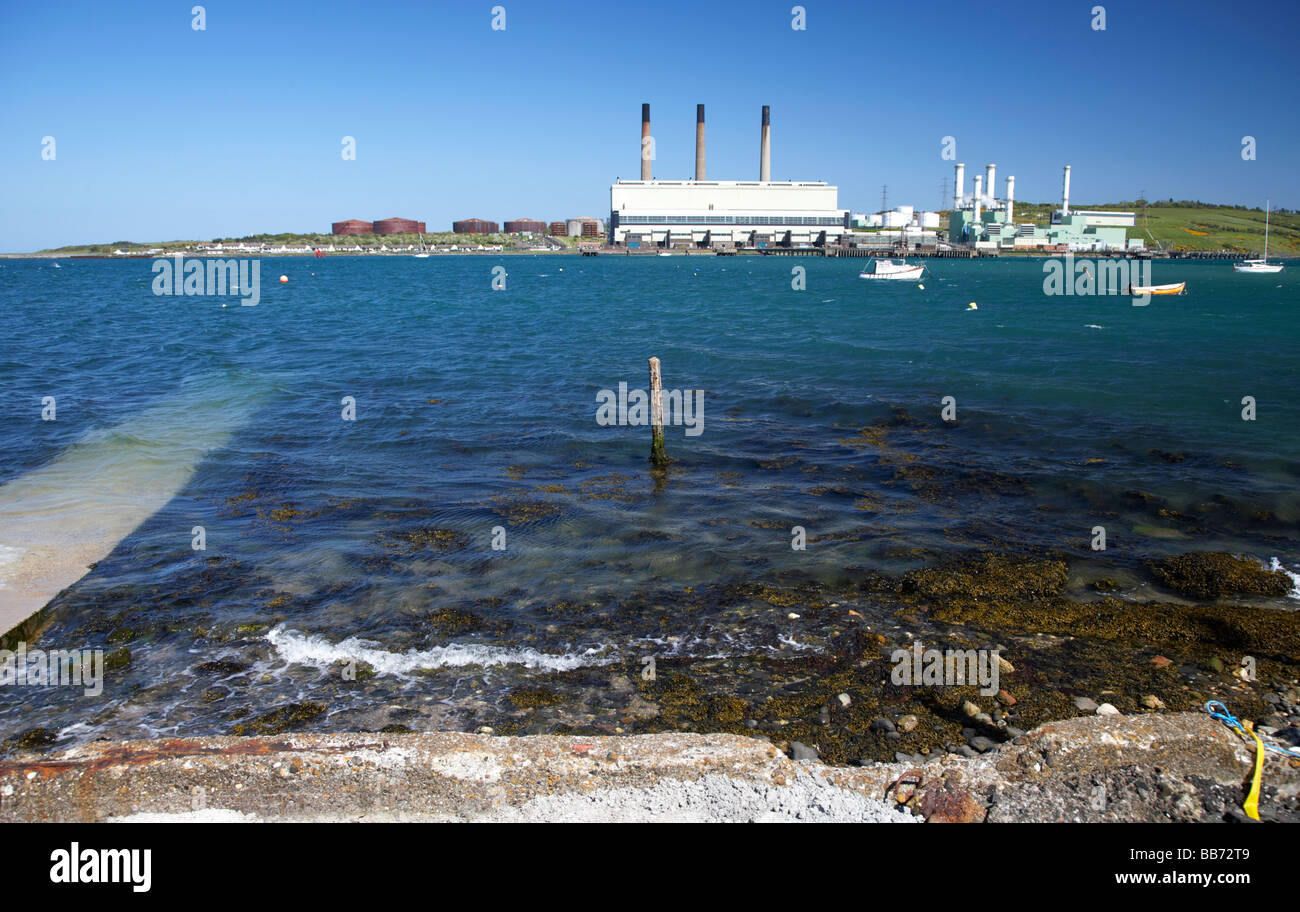 ballylumford gas fired power station across larne lough from larne ...