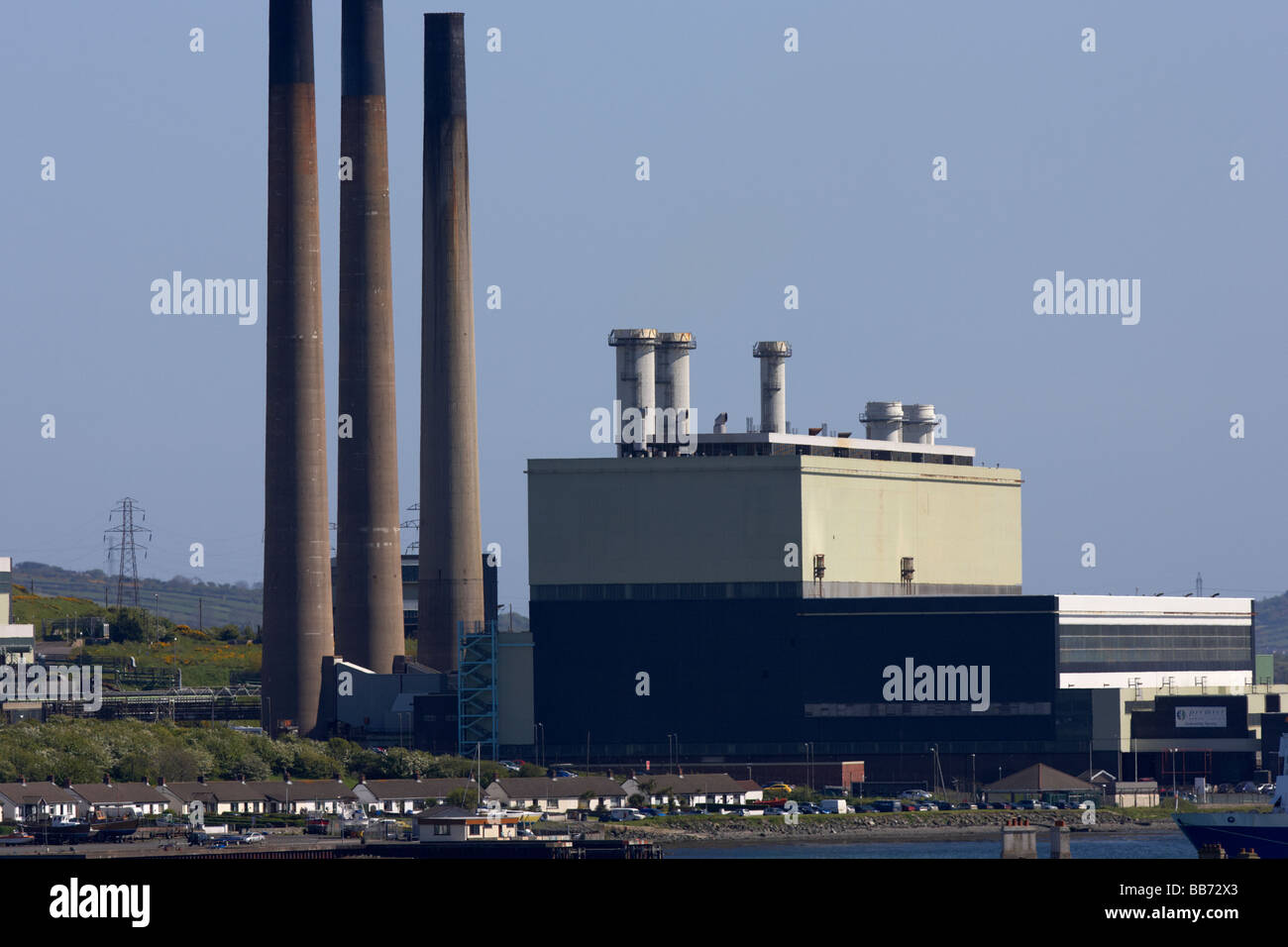 ballylumford gas fired power station larne harbour county antrim ...