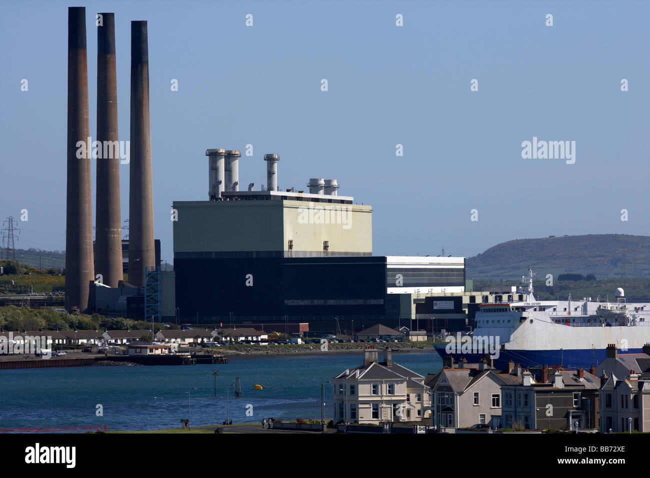 ballylumford gas fired power station larne harbour county antrim ...