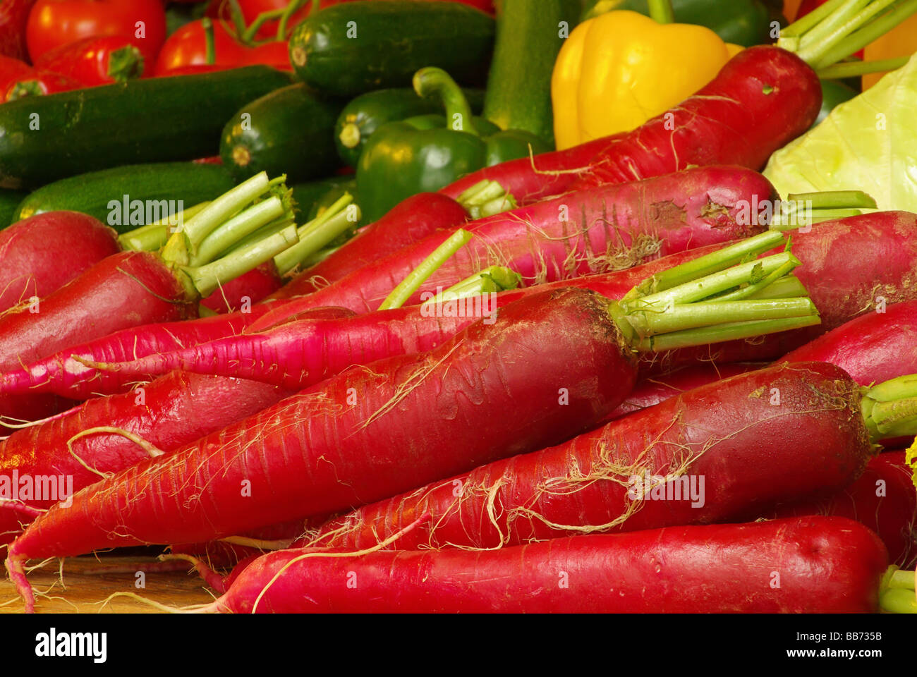 Rettich radish 02 Stock Photo - Alamy
