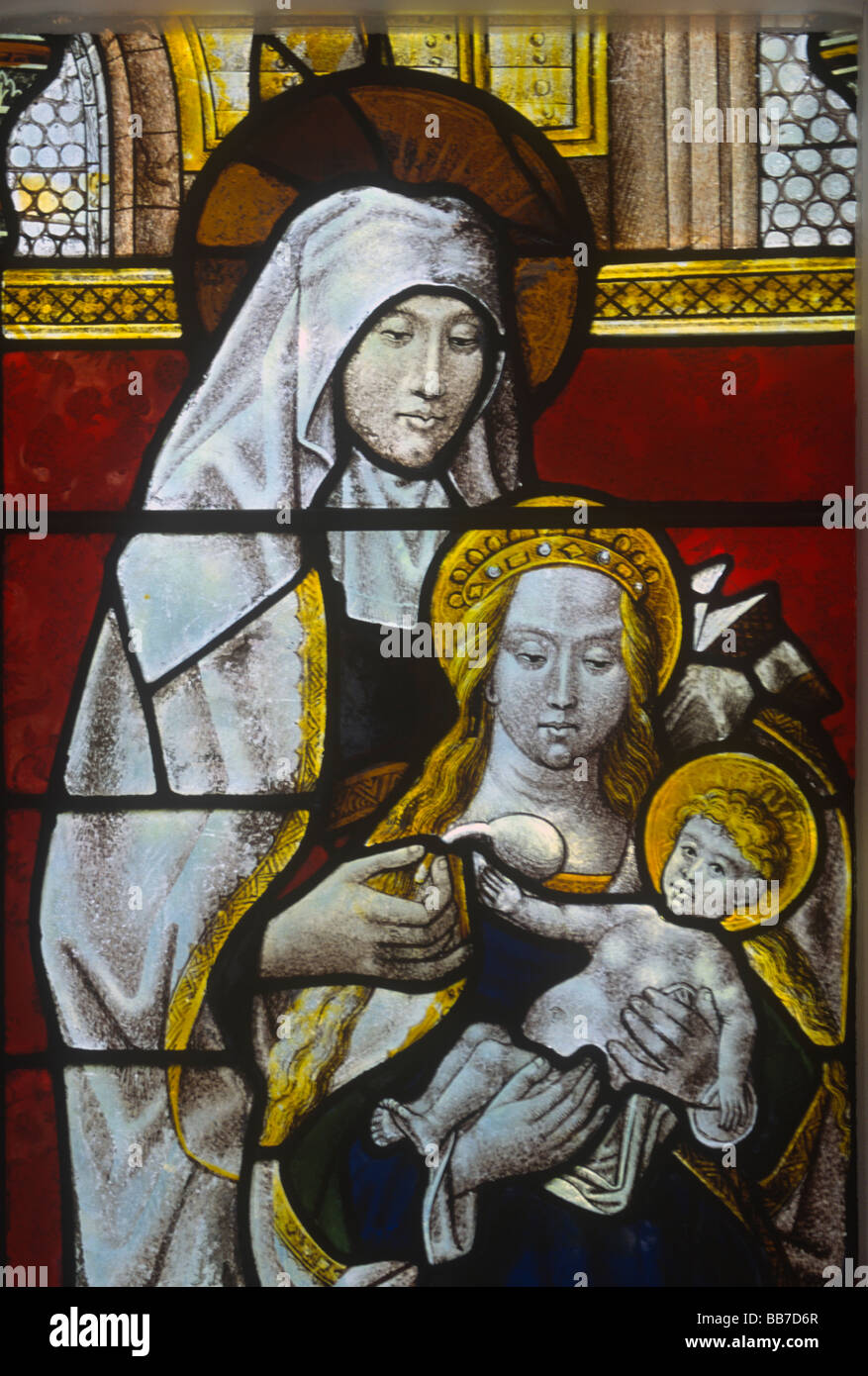 The virgin and child with st anne hi-res stock photography and images - Alamy