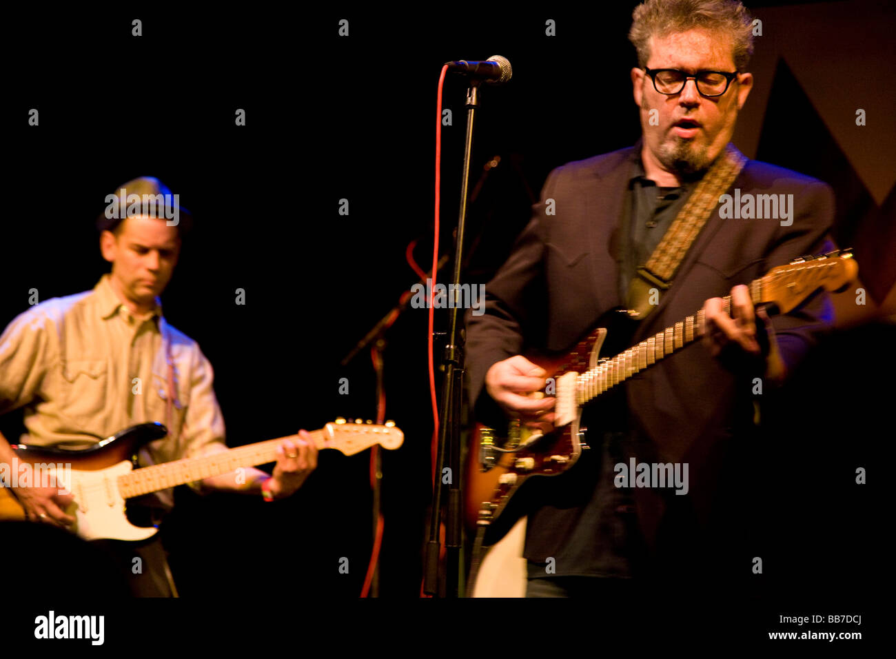 The Handsome Family playing in concert Stock Photo - Alamy