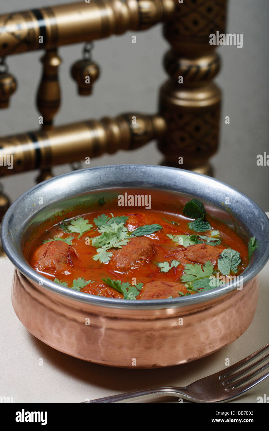 Rista is an aromatic dish made of Boneless mutton balls cooked in red ...