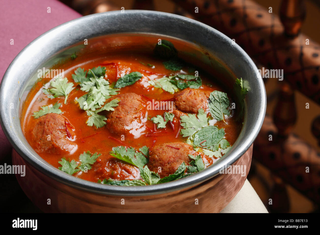 Rista is an aromatic dish made of Boneless mutton balls cooked in red ...