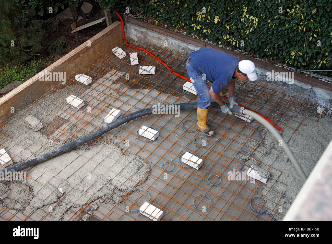 building industry, superstructure work, building site, building works ...