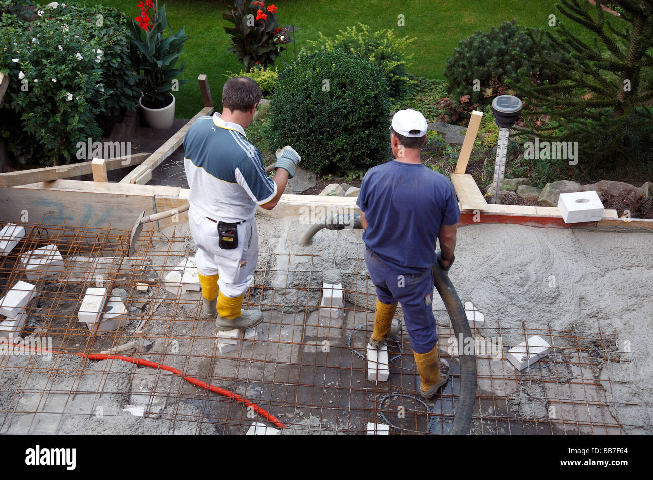 building industry, superstructure work, building site, building works ...