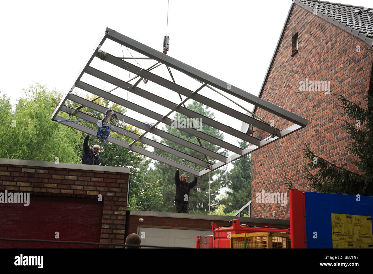building industry, superstructure work, building site, building works ...