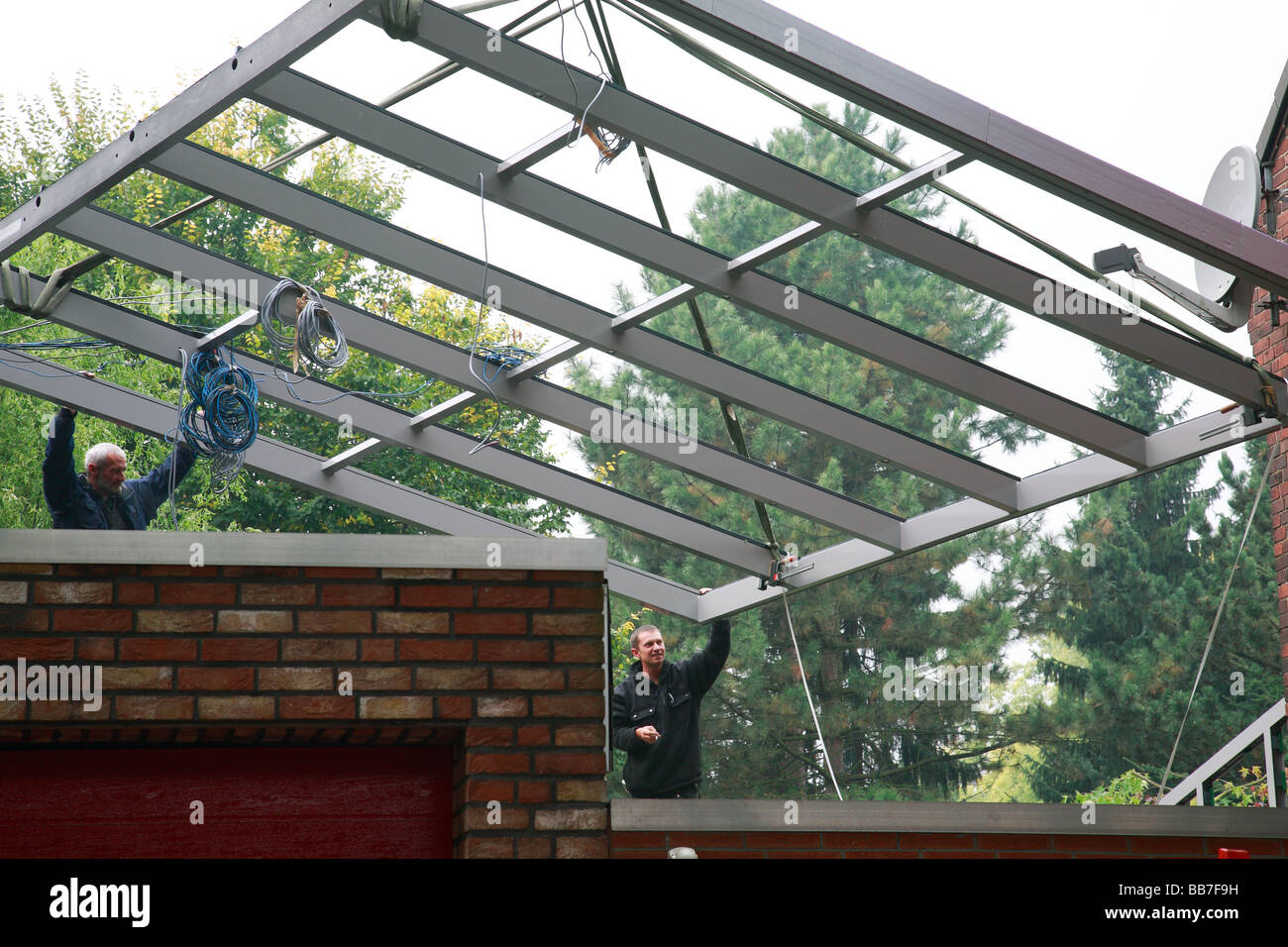 building industry, superstructure work, building site, building works ...