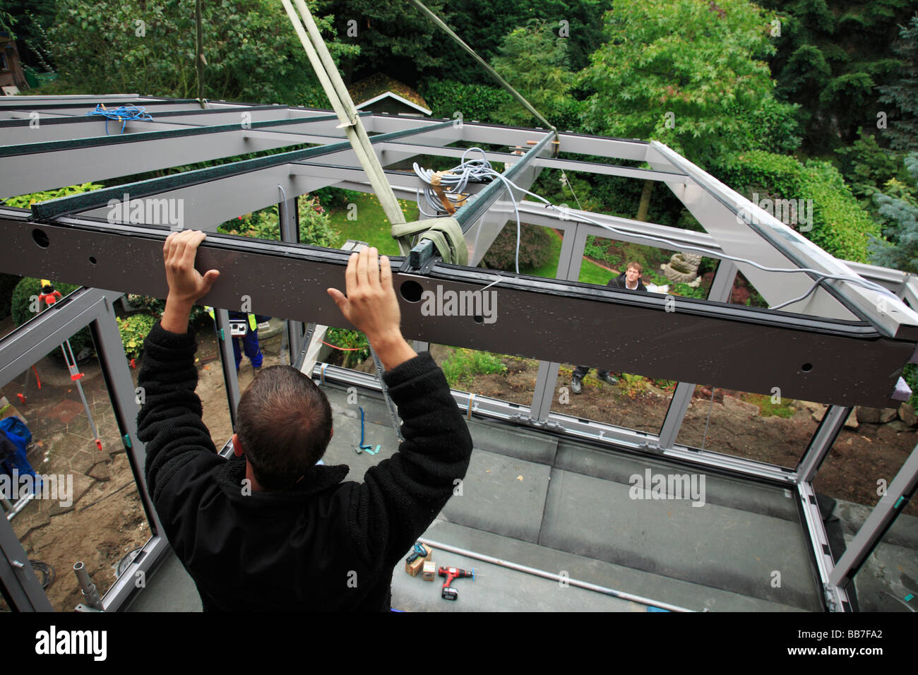 building industry, superstructure work, building site, building works ...