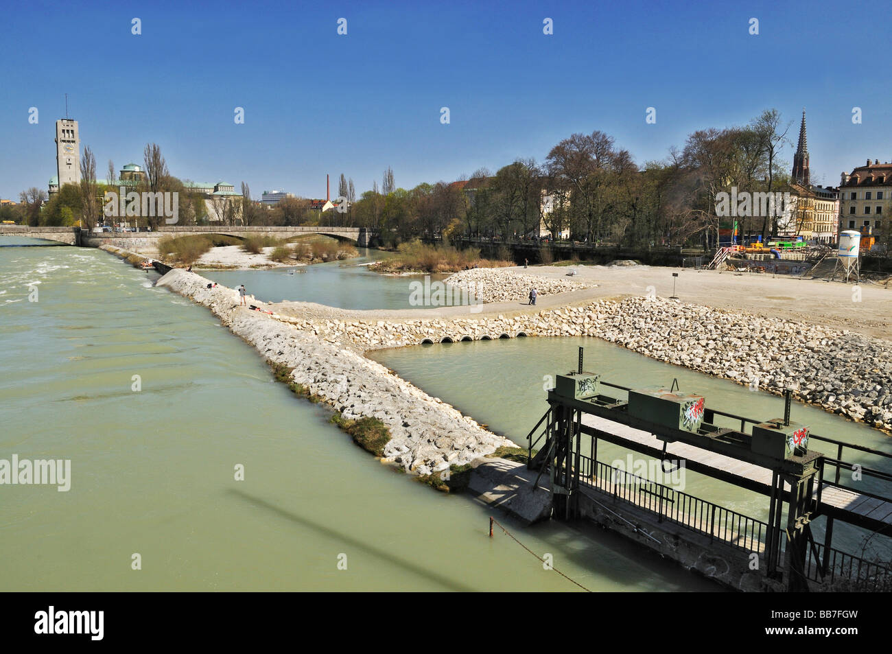 Construction of the Reichenbach Bridge tunnel, Munich, Bavaria, Germany ...