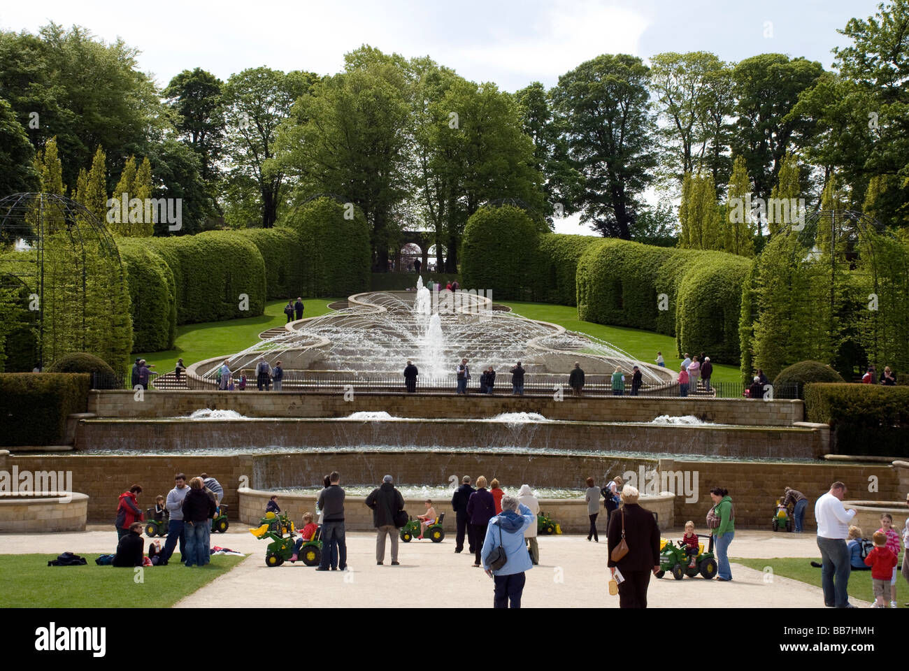 Alnwick Gardens, Northumberland Stock Photo - Alamy
