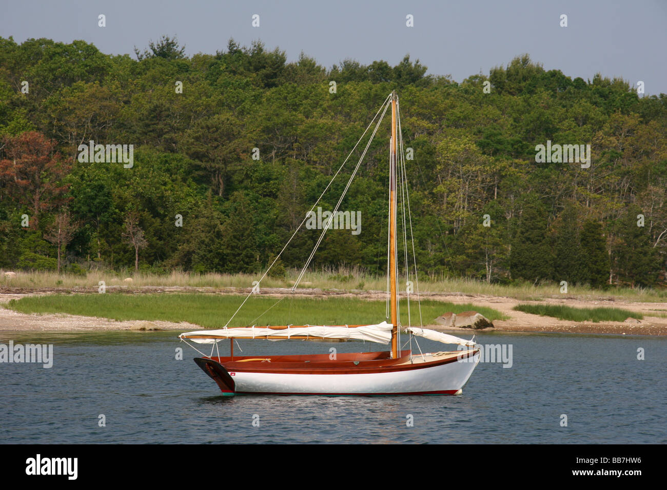 Traditional gaff rigged sailboat hi-res stock photography and images ...