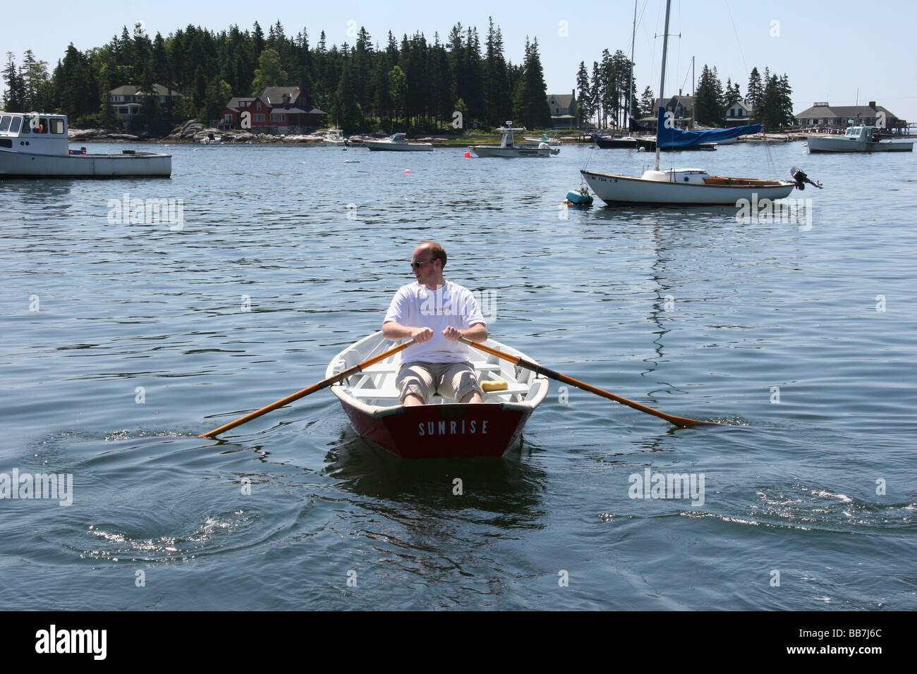 Rowboat row boat tender hi-res stock photography and images - Alamy