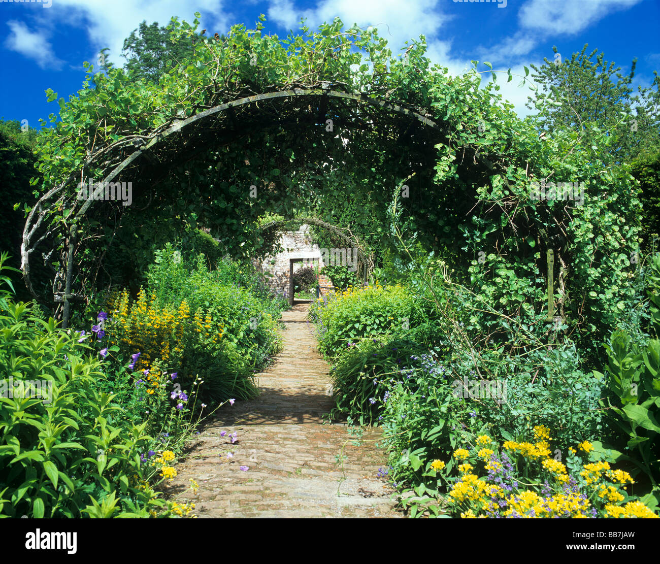 Wallington Hall gardens in Northumberland Stock Photo - Alamy