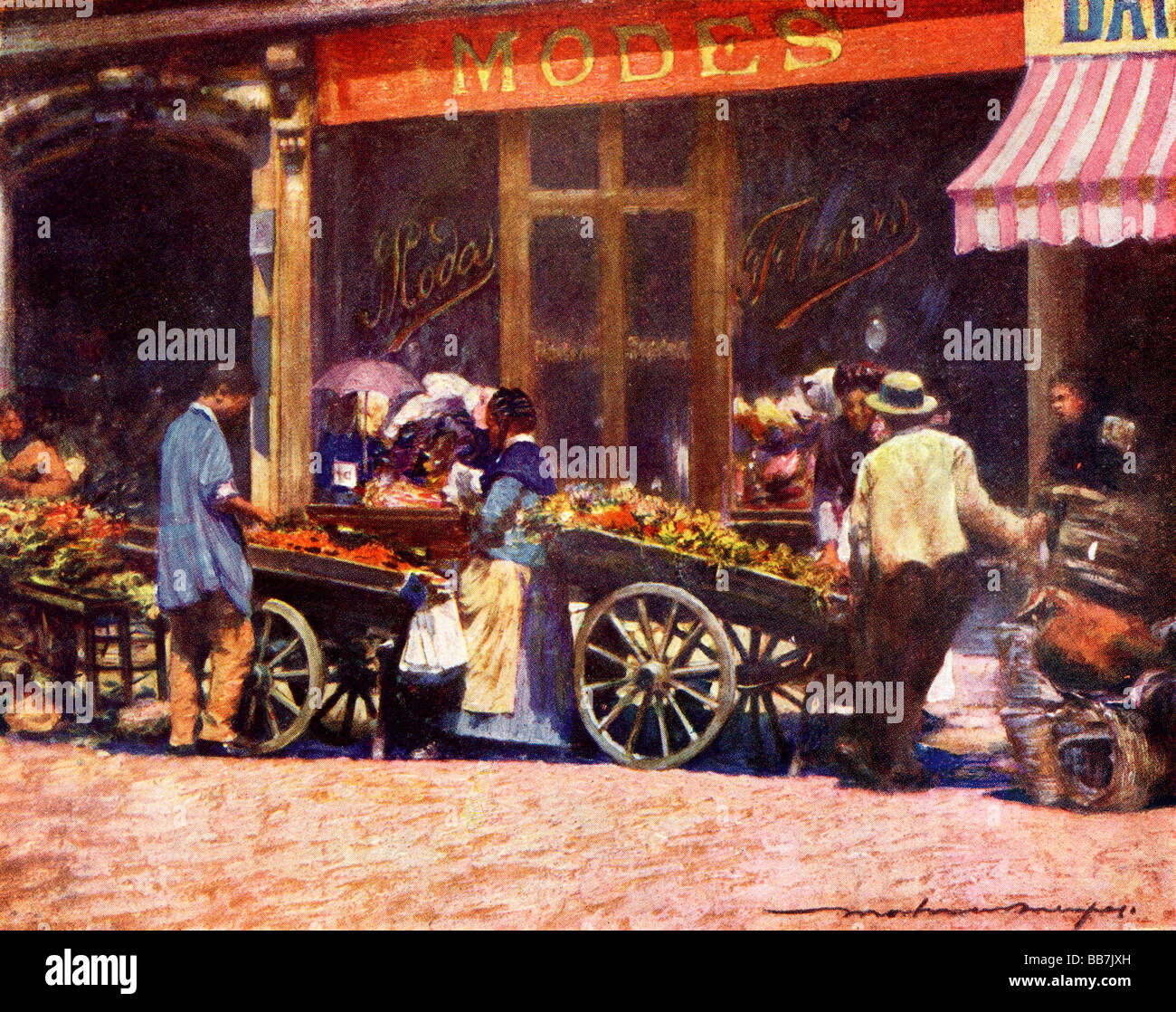 20th century french market hi-res stock photography and images - Alamy