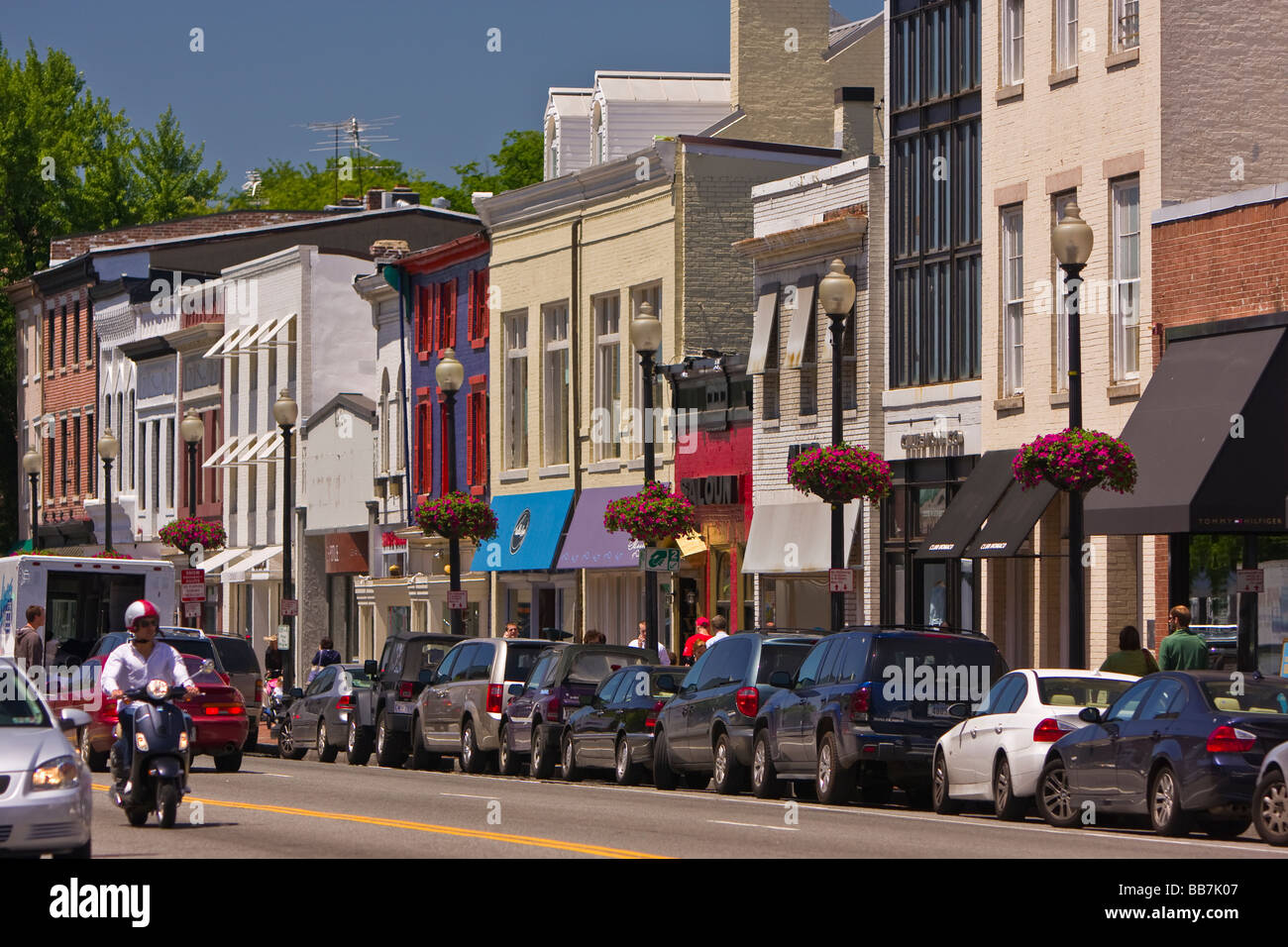 Georgetown washington dc m street hi-res stock photography and images ...