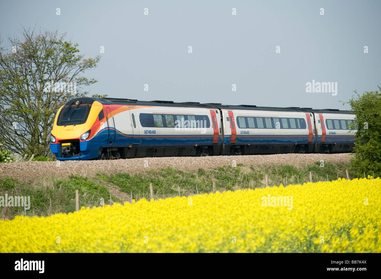 Class 22 meridian high speed train in East Midlands Trains livery ...