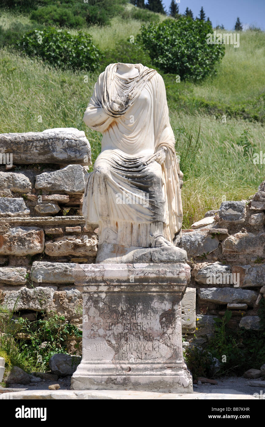 Marble statue of Alexandros, Ancient City of Ephesus, Selcuk, Izmir ...