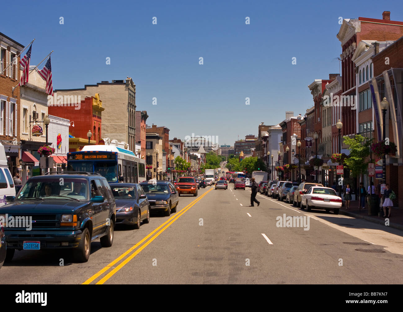 Georgetown washington dc m street hi-res stock photography and images ...