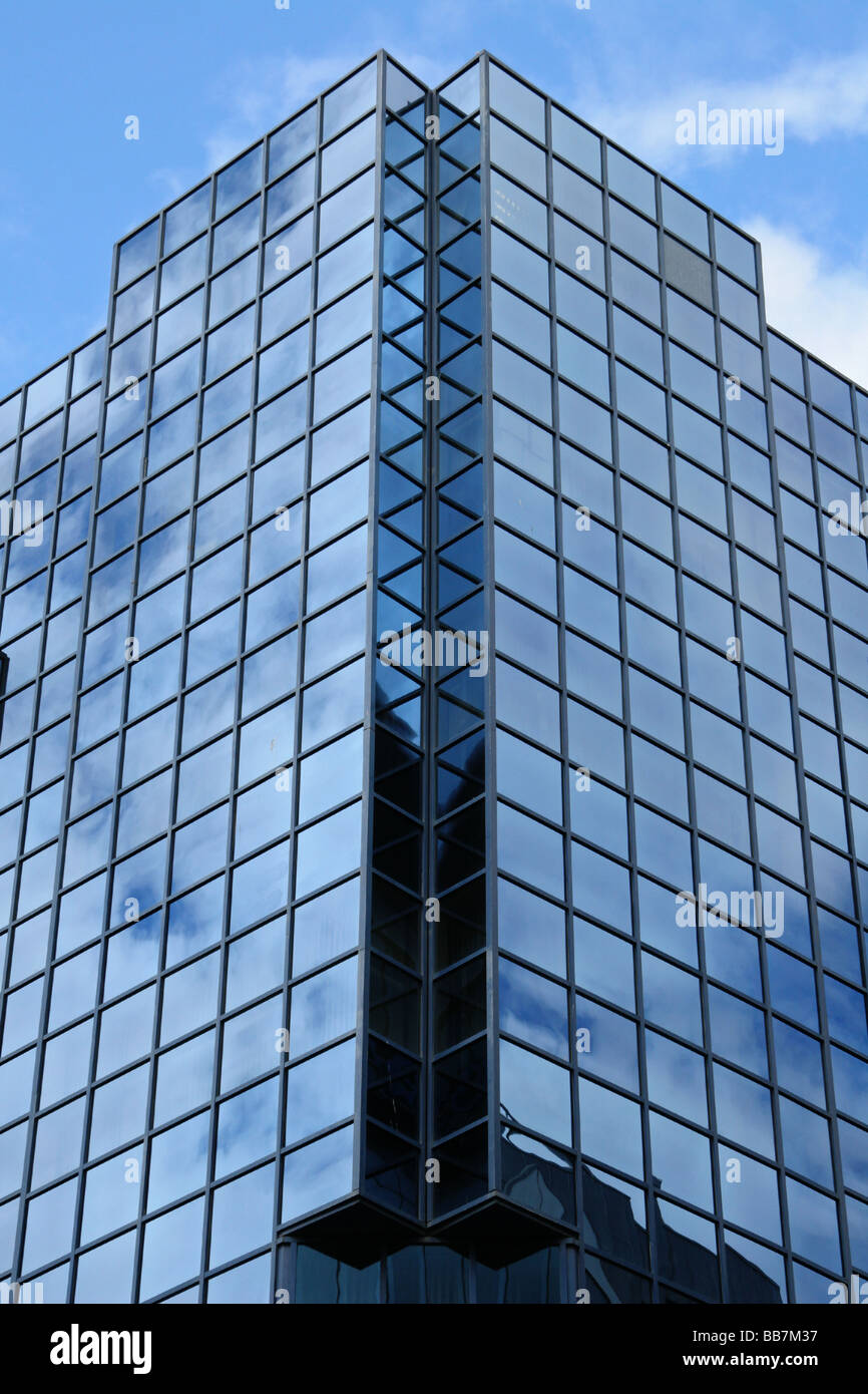 office building with glass front Glasgow Scotland Stock Photo - Alamy
