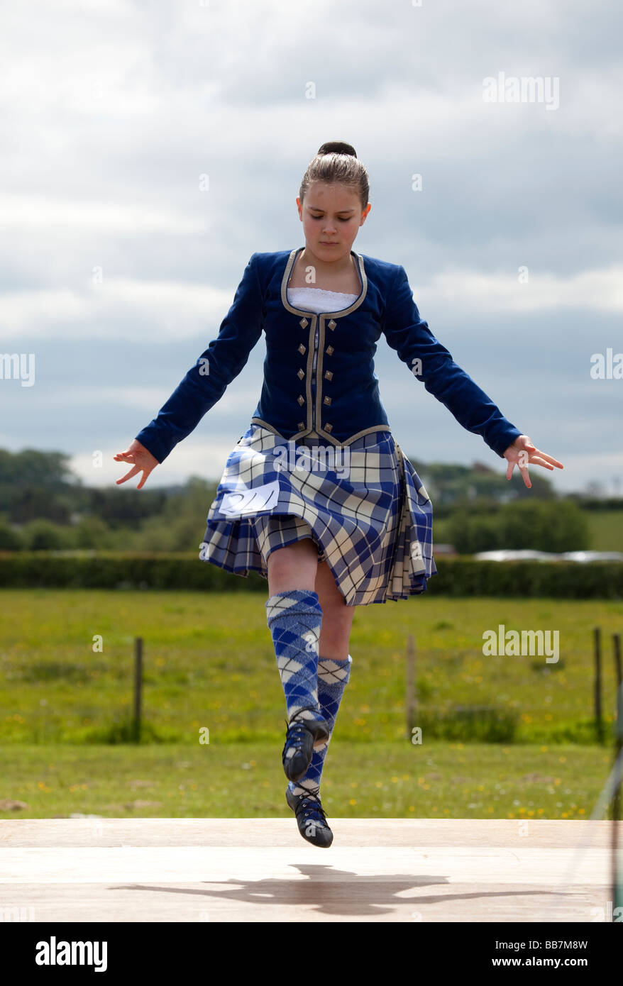 Female Highland Dancer Stock Photo - Alamy