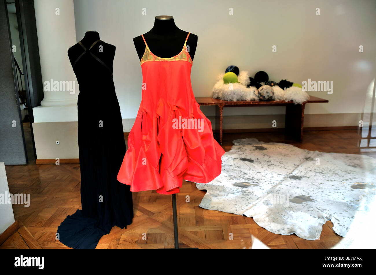 Paris France, Contemporary French Fashion, on Display in Shop Front ...