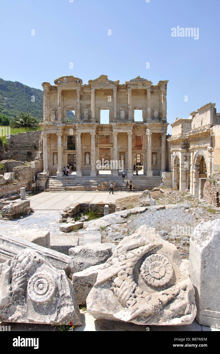 Library of Celcsus, Ancient City of Ephesus, Selcuk, Izmir Province ...