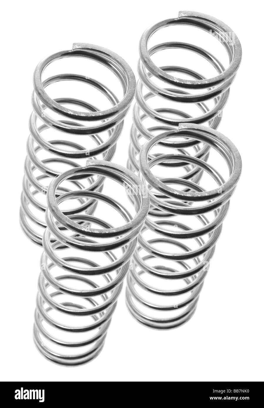 Metal spring Black and White Stock Photos & Images - Alamy