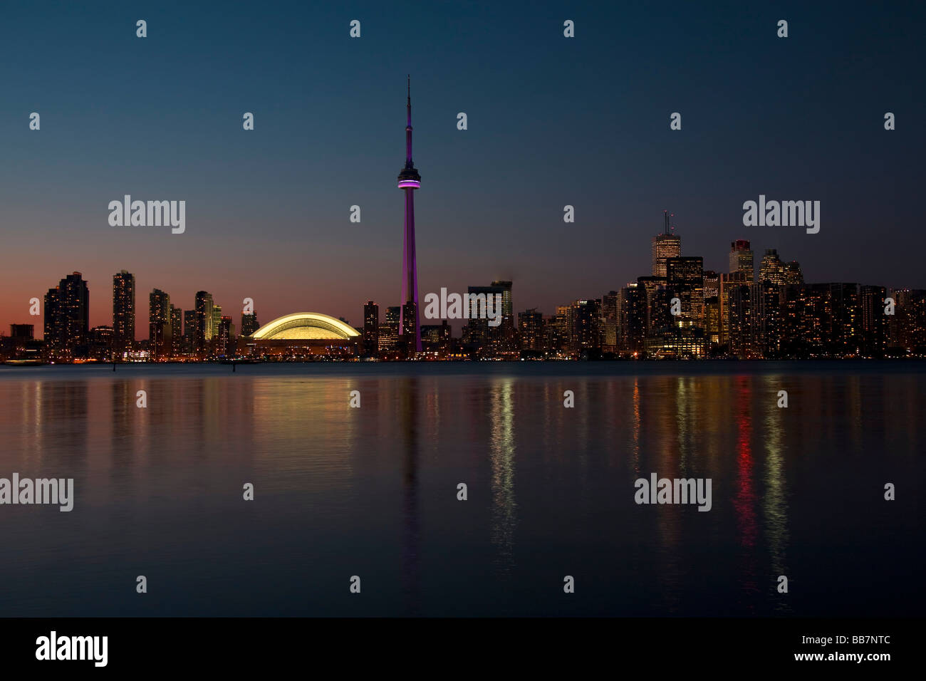 Toronto skyline on September 2008; Toronto, Ontario, Canada Stock Photo ...