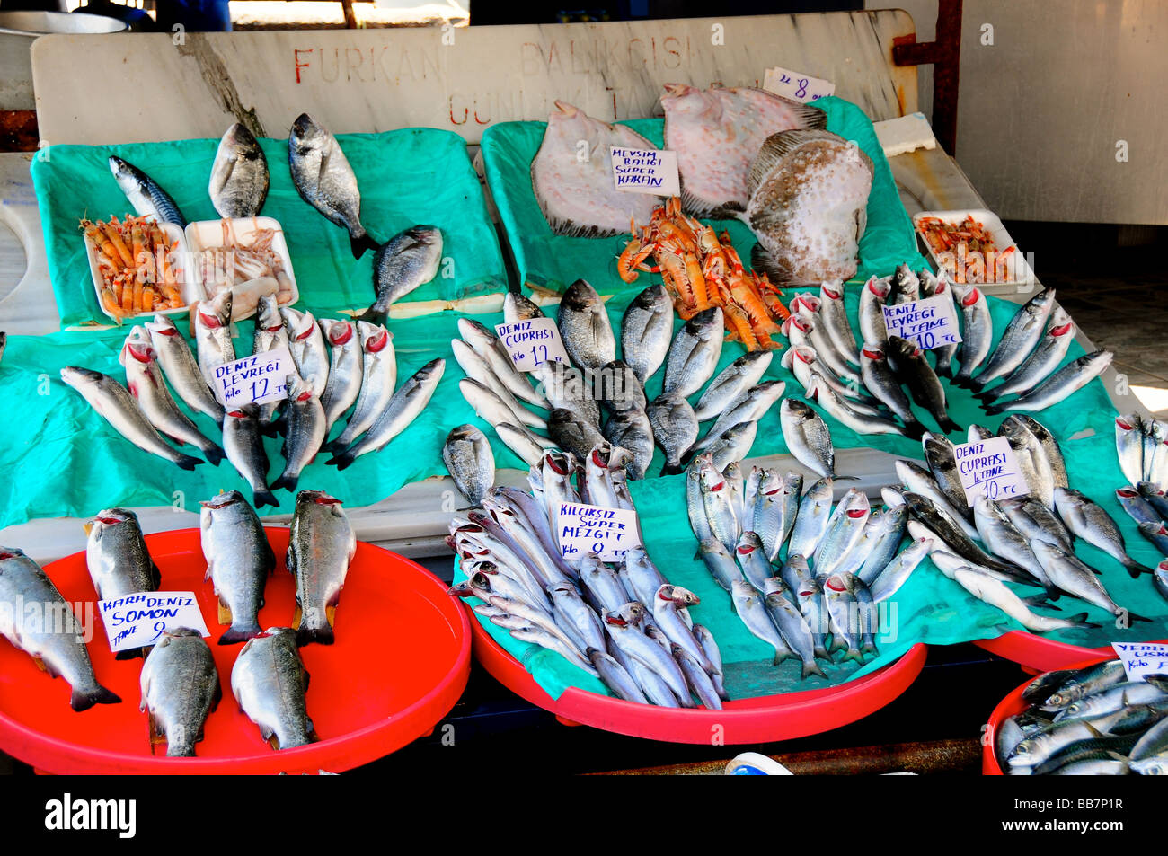 Fish Market in Karakoy, Istanbul, Turkey Stock Photo - Alamy