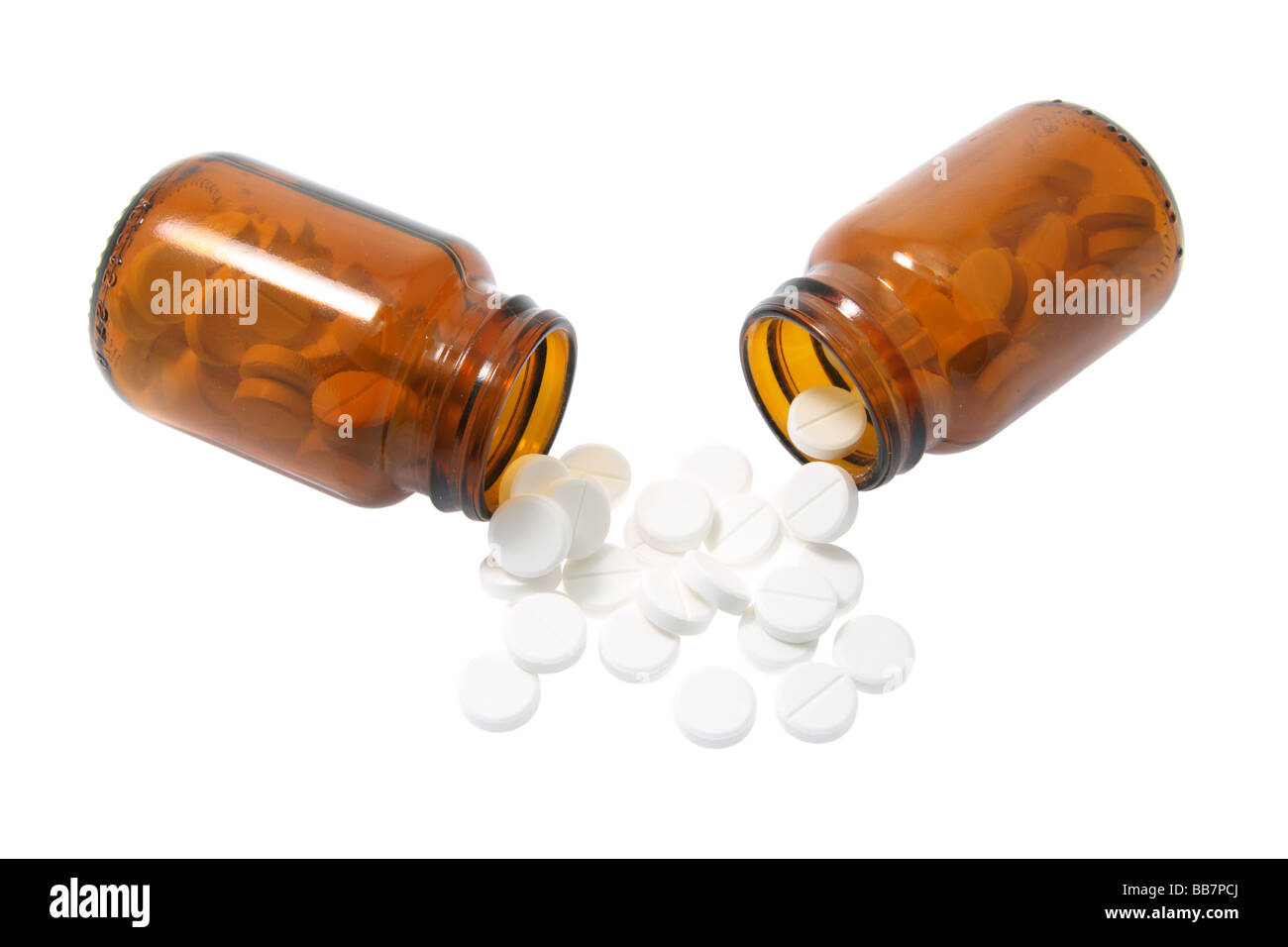 Bottles of Pills Stock Photo - Alamy