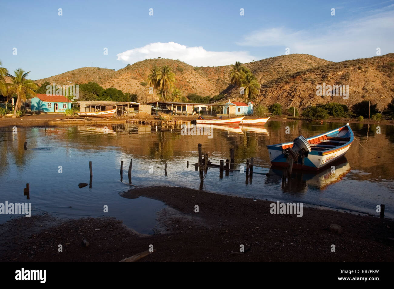 Puerto Real village, Golfo de Cariaco, Venezuela Stock Photo - Alamy