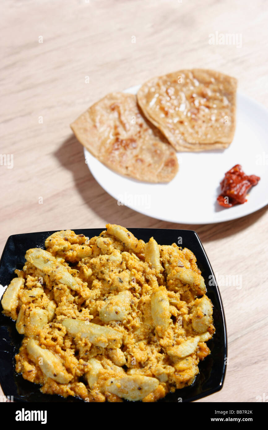 Arbi Ka Saag is a dish made from Colocasia Stock Photo - Alamy