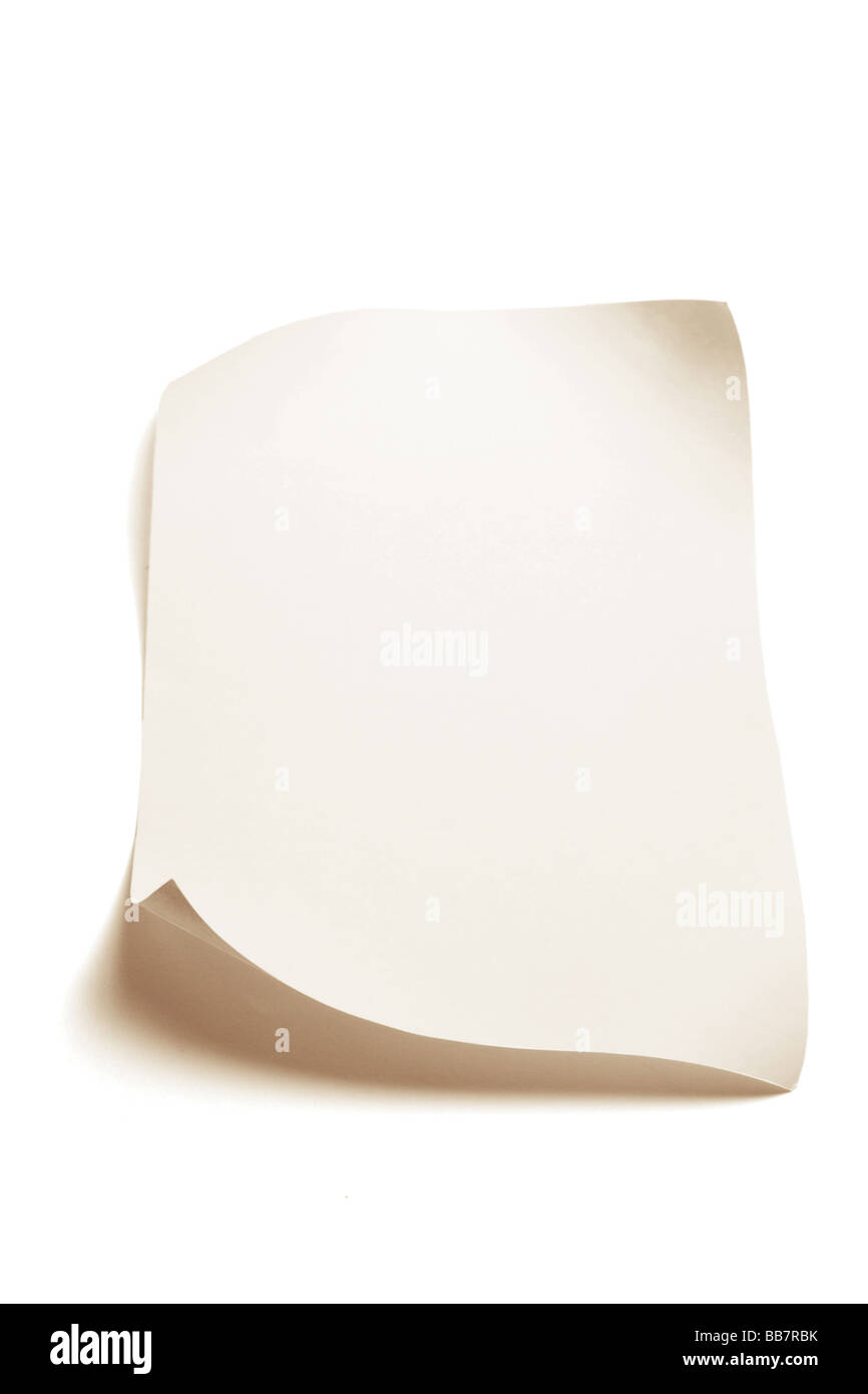 Piece of Paper Stock Photo - Alamy
