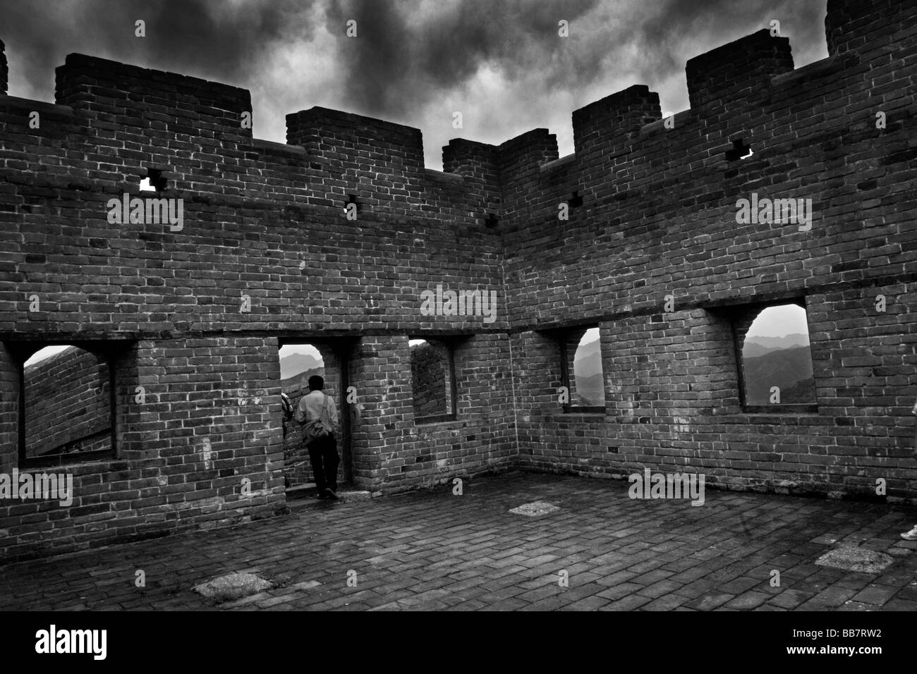 Watch tower towers Black and White Stock Photos & Images - Alamy