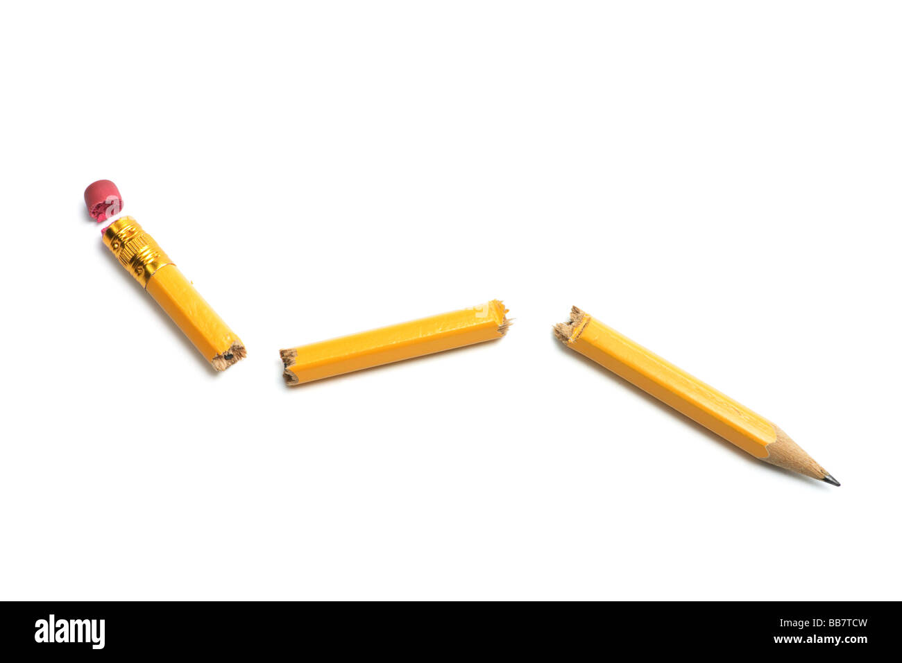 Snapped pencil hi-res stock photography and images - Alamy