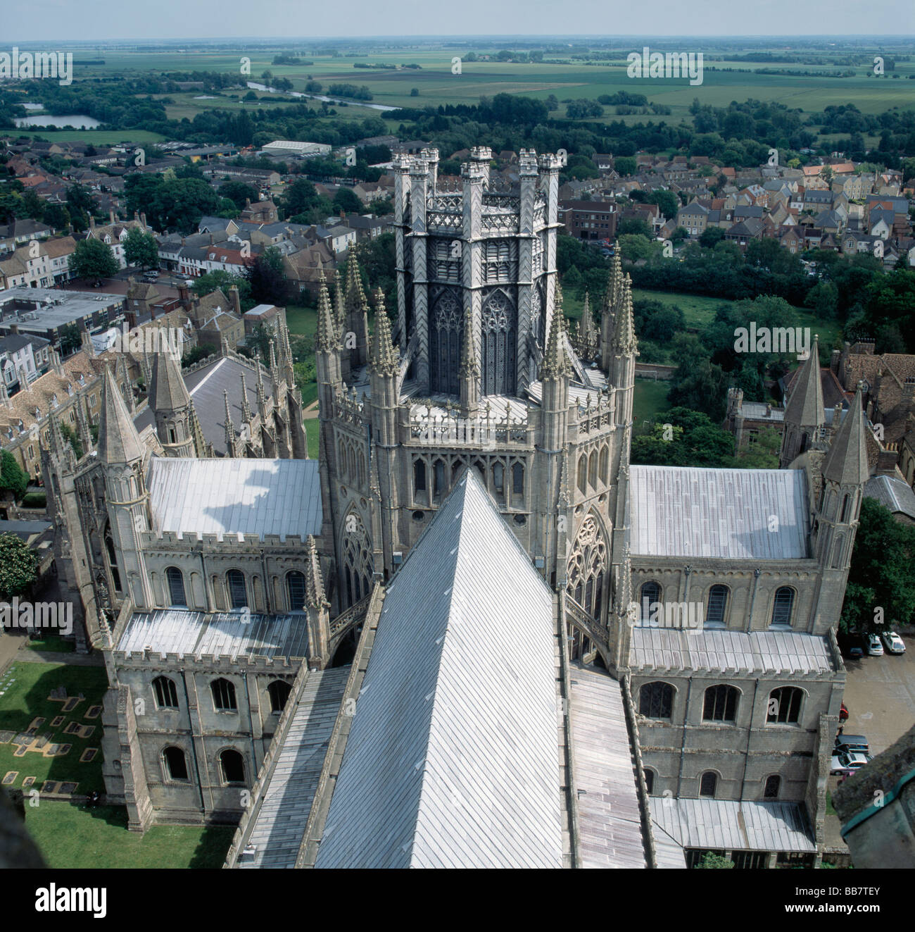 Ely Octagon From West Tower Stock Photo - Alamy