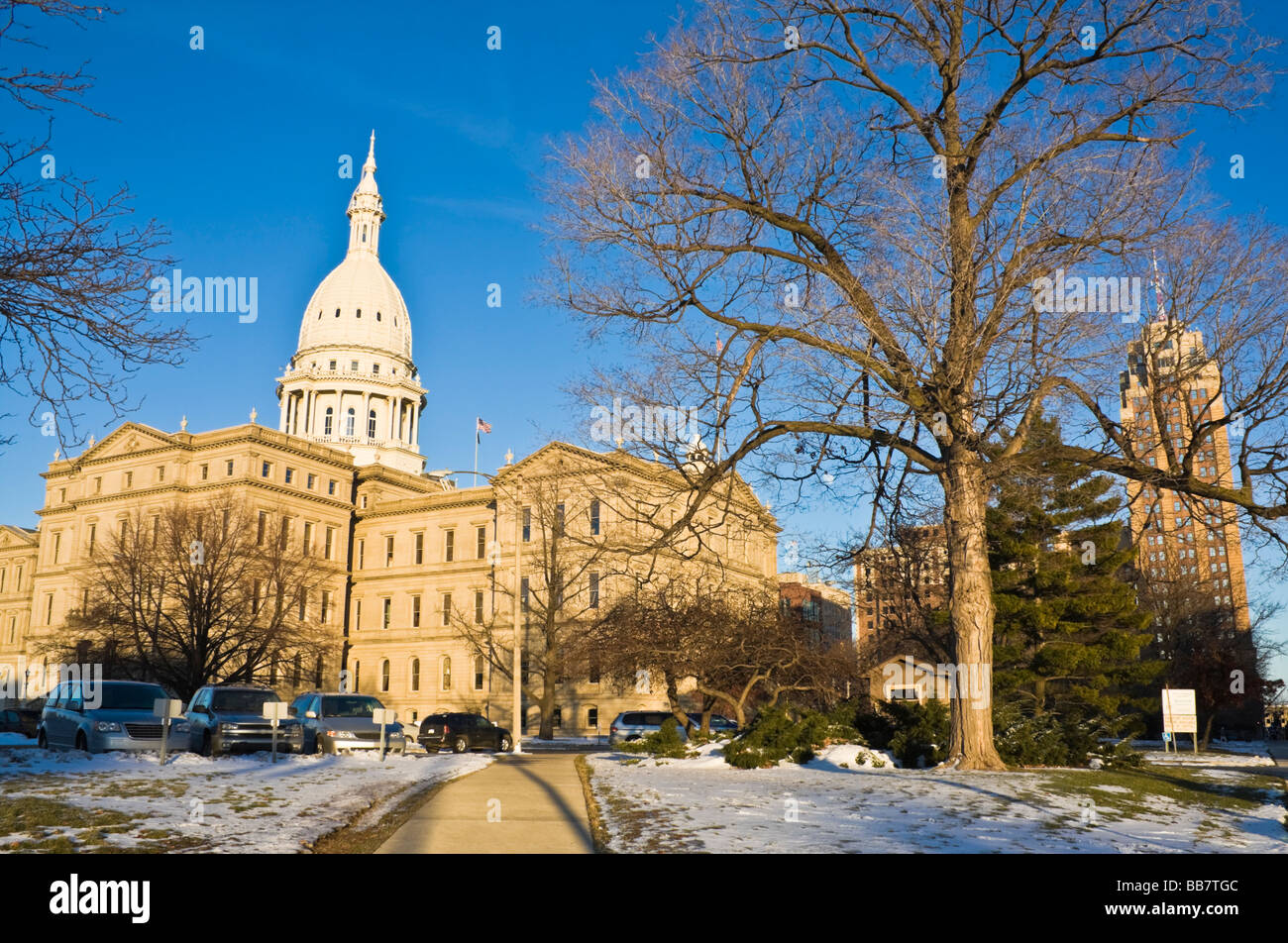 State Capitol of Michigan Stock Photo - Alamy
