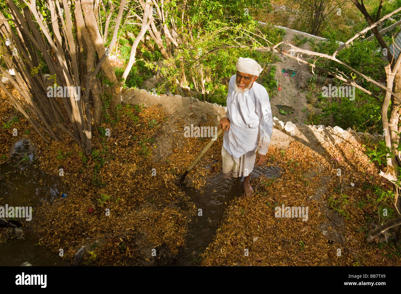 Water irrigation system Falaj in Jabal el Akhdar Sultanate of Oman ...