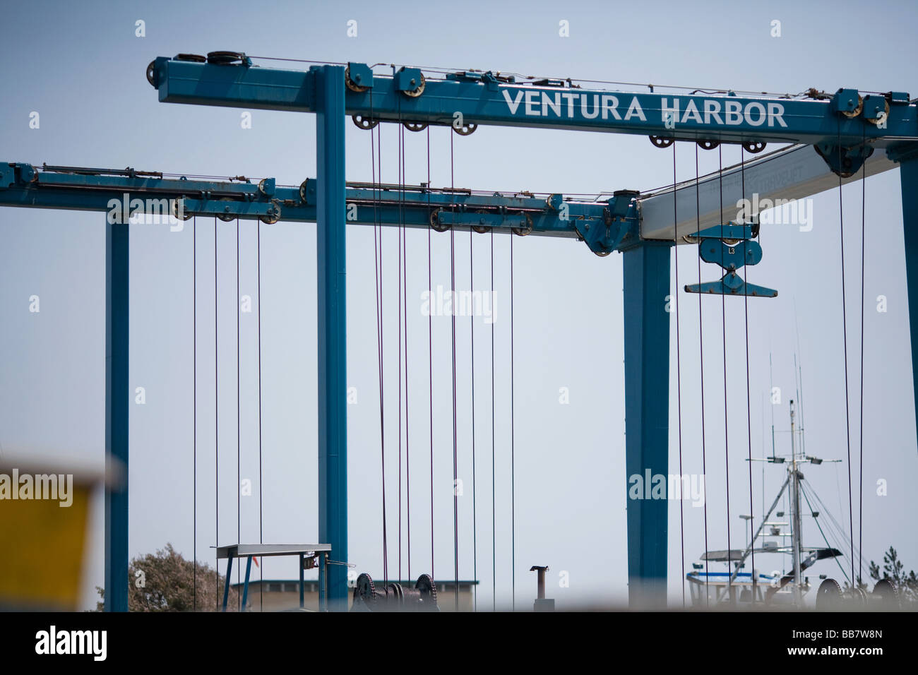 Ventura Harbor Sign in Ventura, California Stock Photo - Alamy