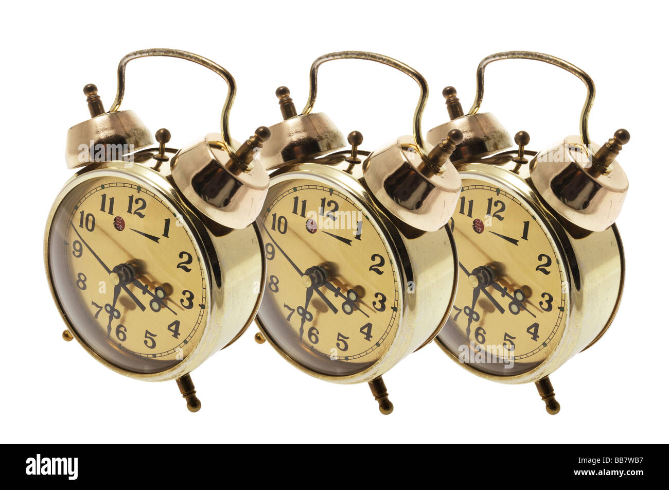 Line of clocks hi-res stock photography and images - Alamy